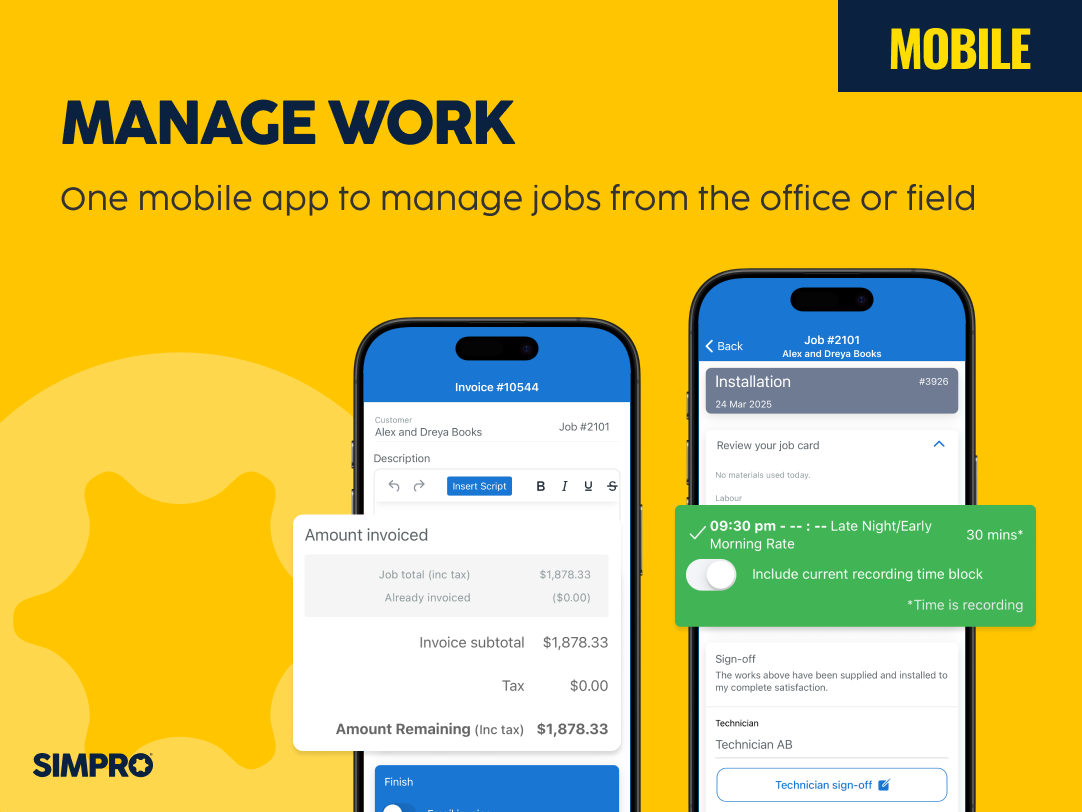 Simpro Job Management Software Australia - Pricing & Reviews